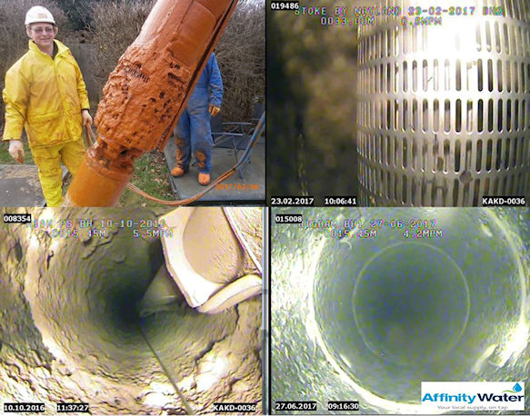 UK Affinity Water, Public Water Supply – Case Study - Well Rehabilitation Solutions - BoreSaver